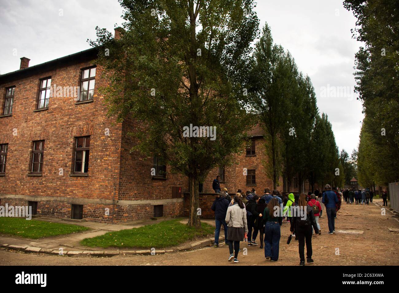 Polish or Pole people and foreign traveler group tour travel visit ...