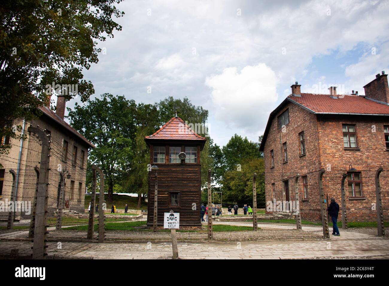Polish or Pole people and foreign traveler group tour travel visit ...