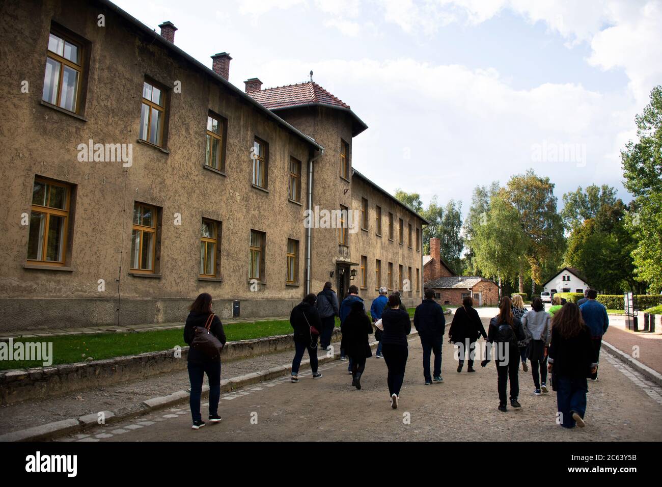 Polish or Pole people and foreign traveler group tour travel visit ...