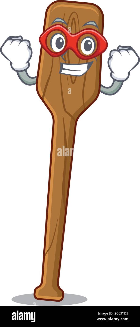 A cartoon drawing of oars in a Super hero character Stock Vector Image ...