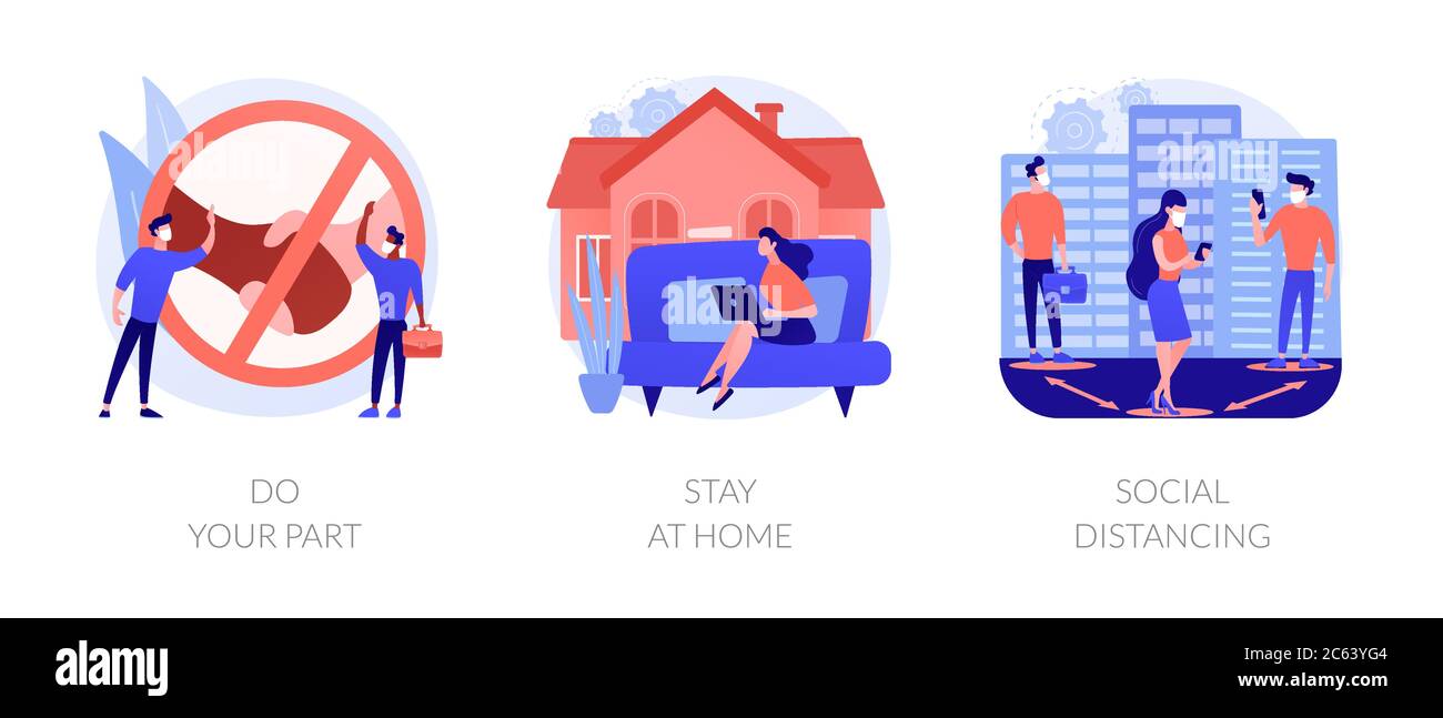 Covid19 outbreak prevention measures abstract concept vector ...