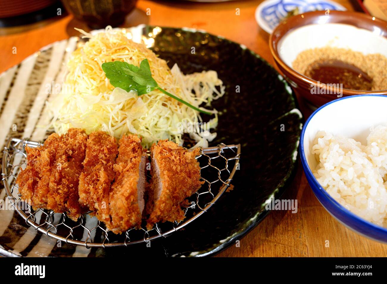 Tonkatsu set hi-res stock photography and images - Alamy