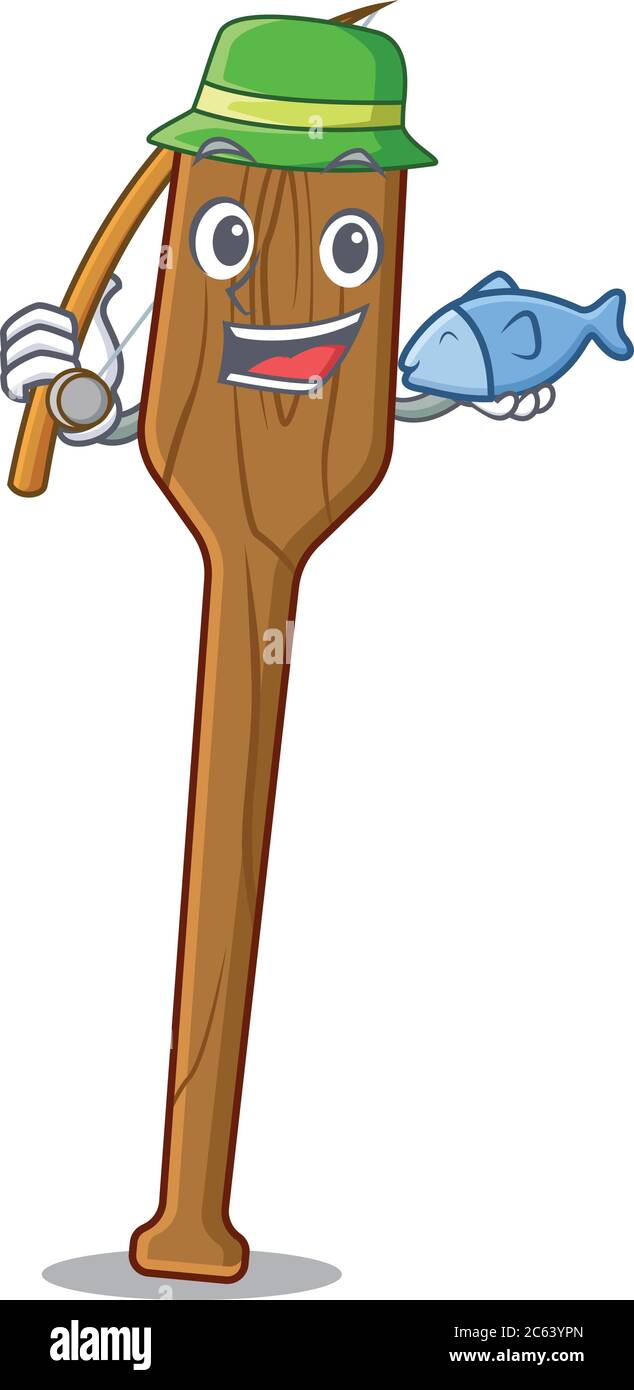 Cartoon design style of oars goes to fishing Stock Vector Image & Art ...