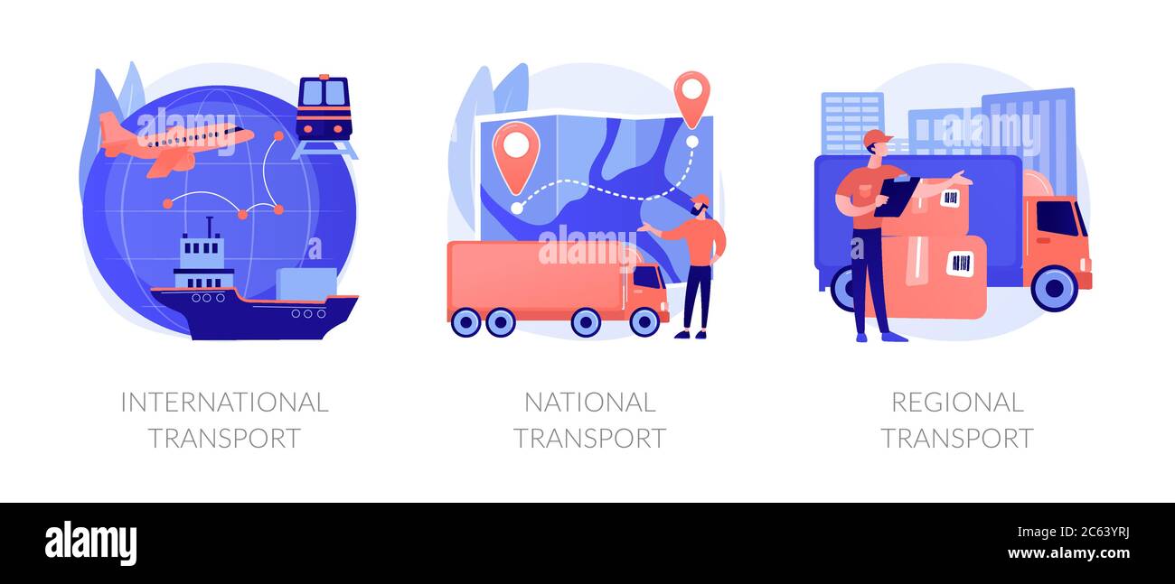 Worldwide order delivery service vector concept metaphors Stock Vector ...