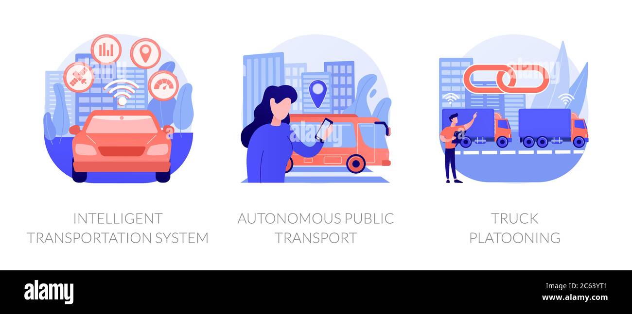 Smart traffic management vector concept metaphors Stock Vector Image ...