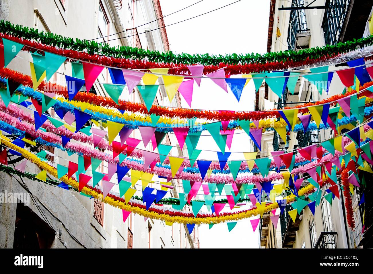 Street festival banners hi-res stock photography and images - Alamy