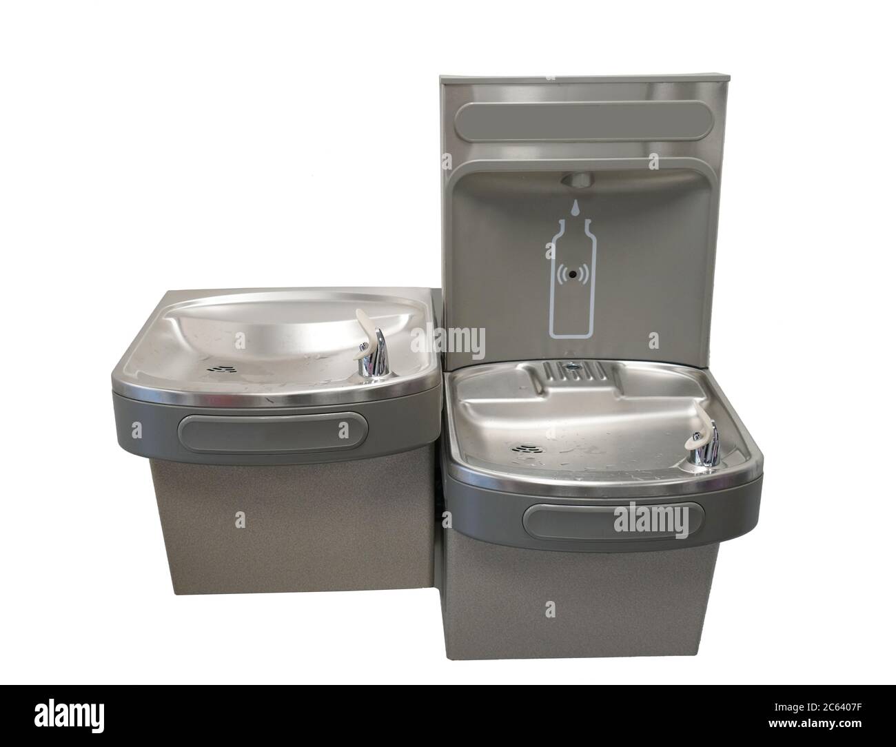 Modern water fountain Cut Out Stock Images & Pictures - Alamy
