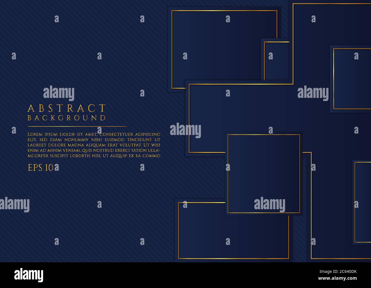 Metallic gold border Stock Vector Images - Alamy