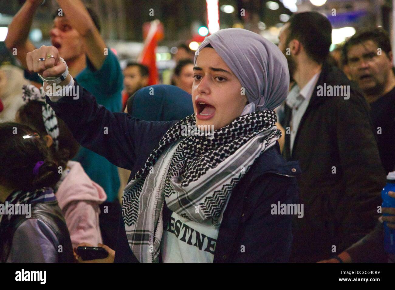 Protesters on the Al-Nakba Day march in Sydney chant ‘free, free ...