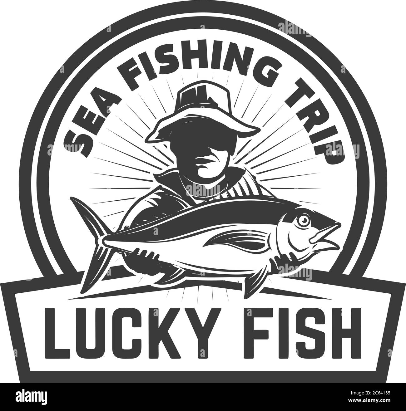 Fishing game icon vector vectors hi-res stock photography and images ...
