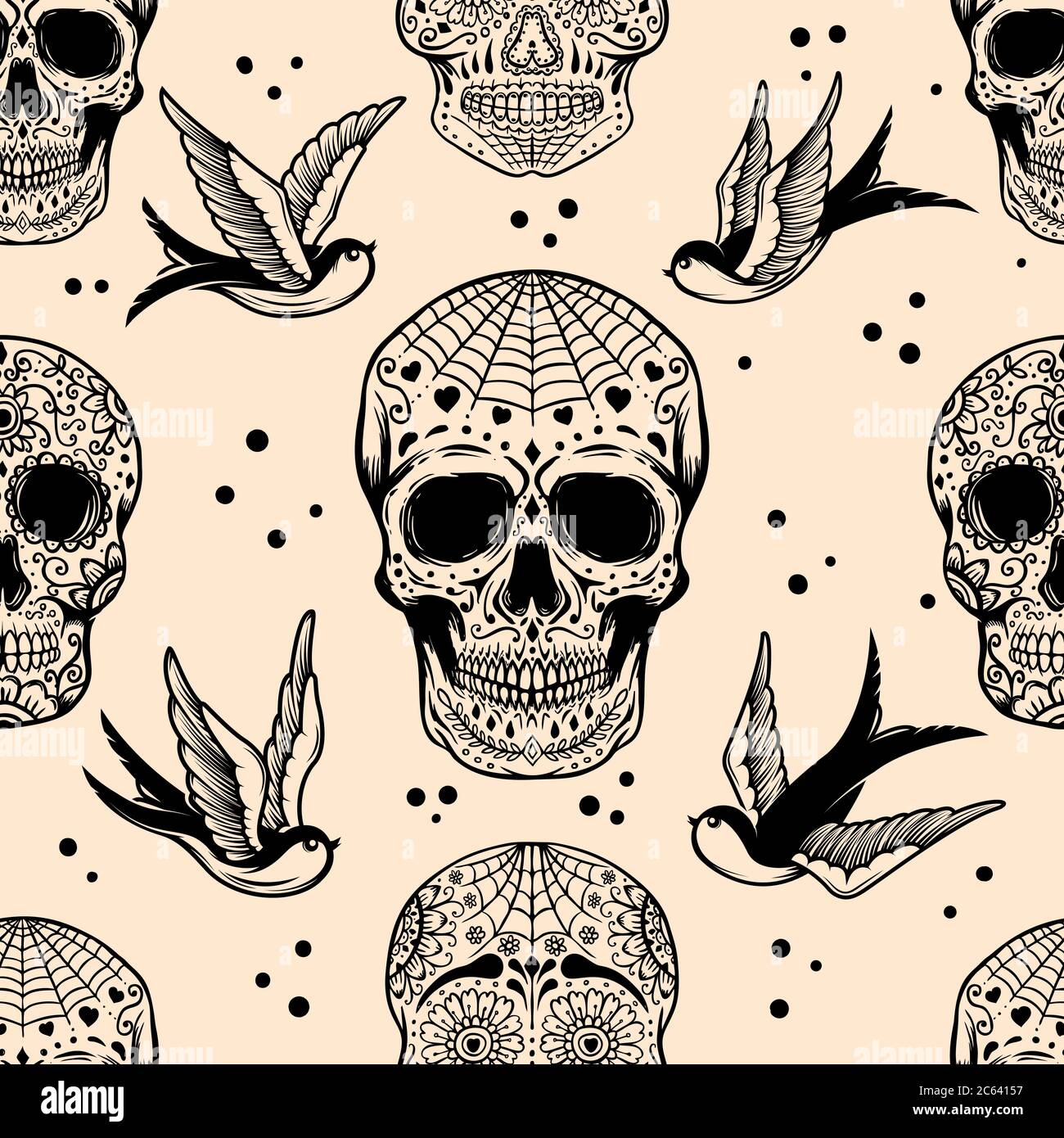 Sugar Skull Pattern