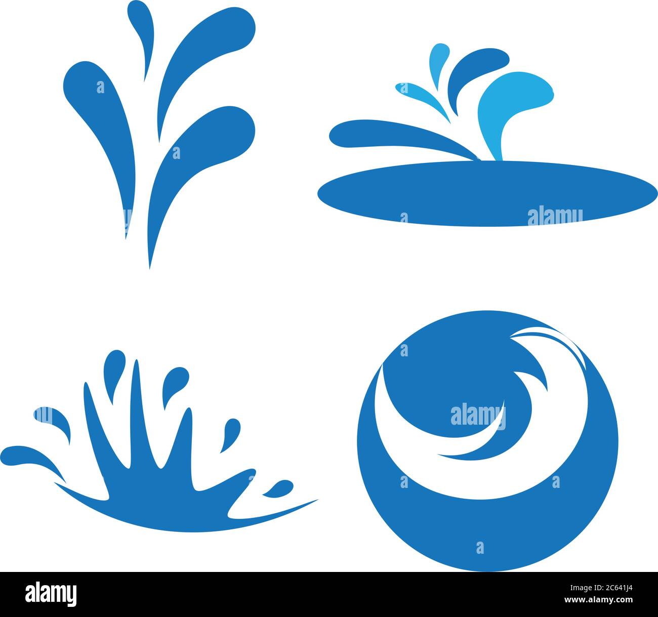 Water Splash Logos