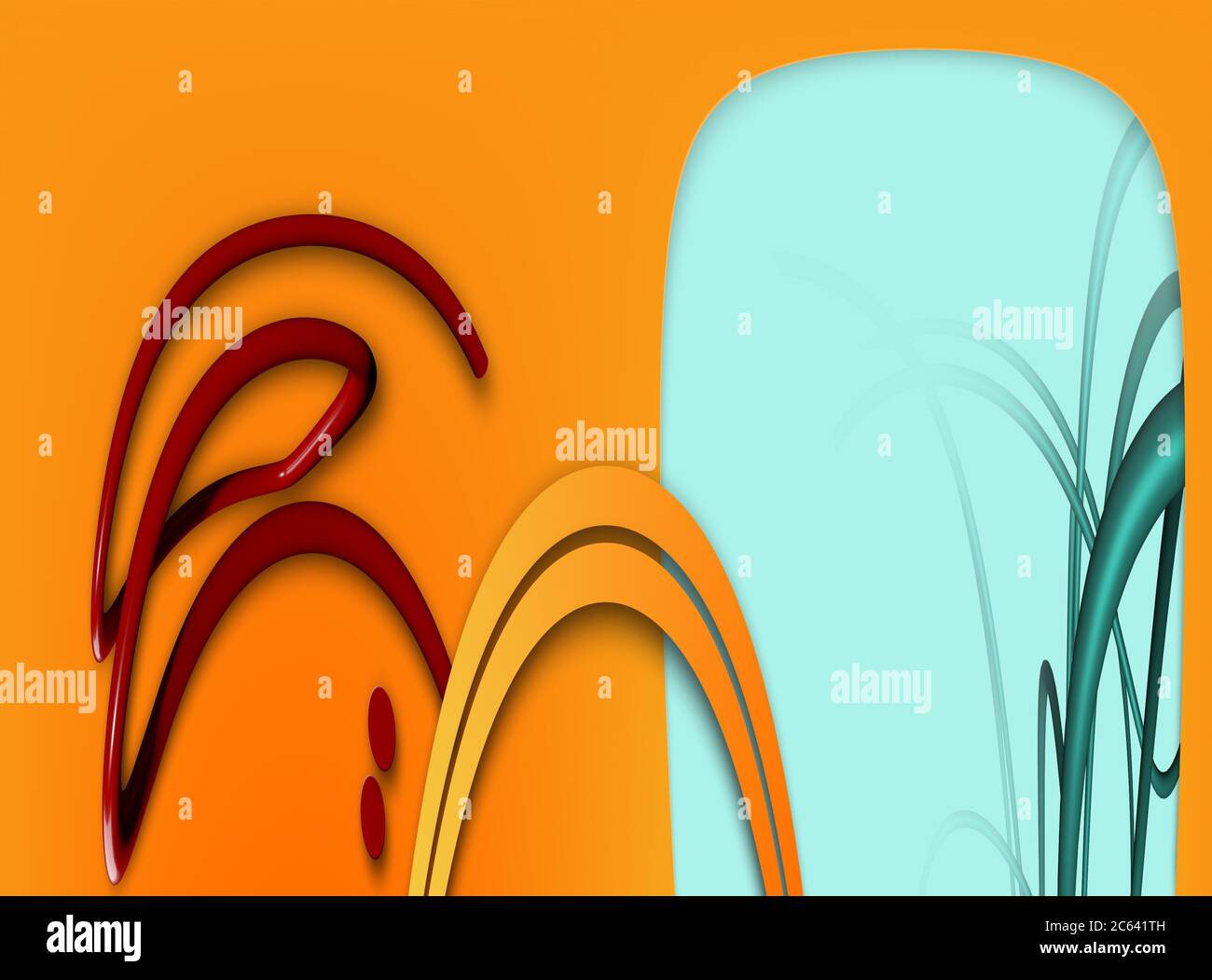 colorful abstract background made in 2d software Stock Photo - Alamy