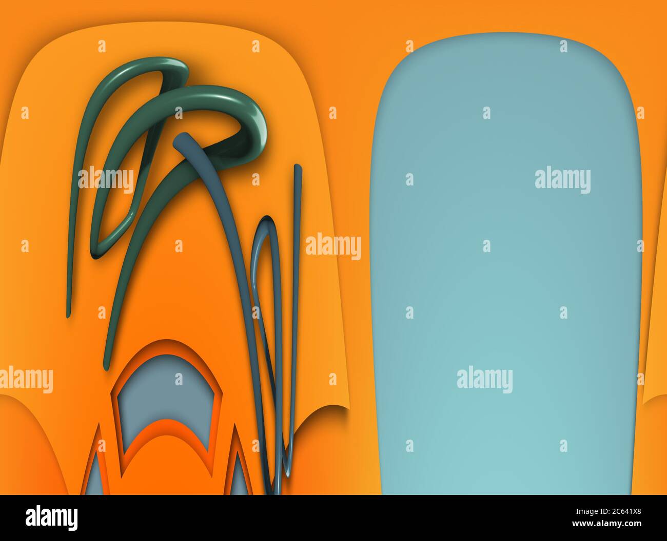 colorful abstract background made in 2d software Stock Photo - Alamy