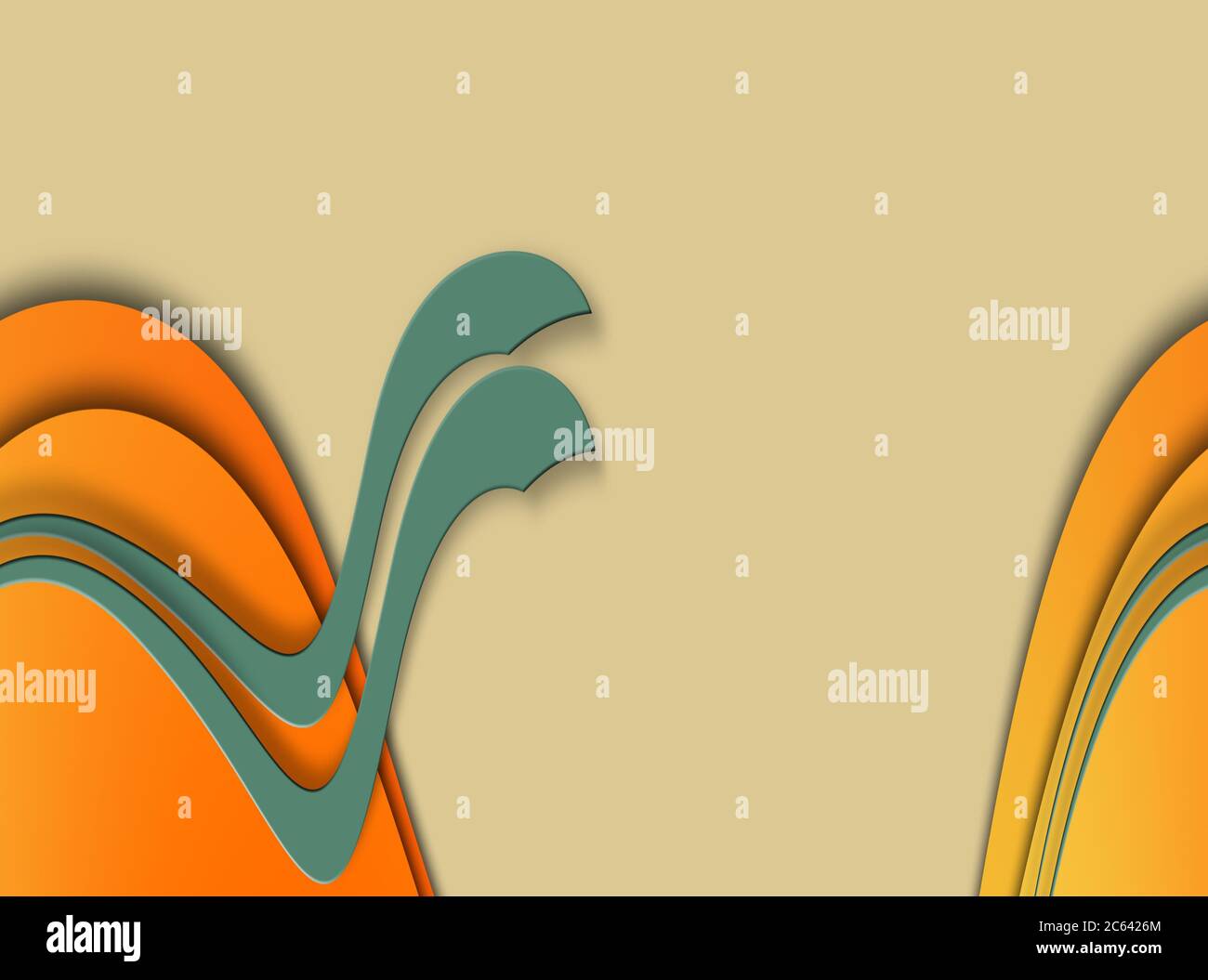 colorful abstract background made in 2d software Stock Photo - Alamy