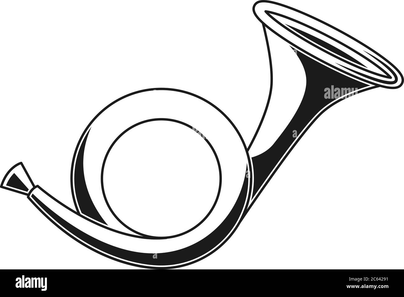 Hunter herald Stock Vector Images - Alamy