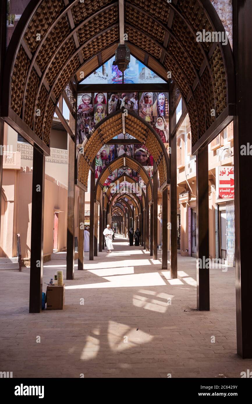 Sur / Oman - February 14, 2020: women souq in Sur city is a market area ...