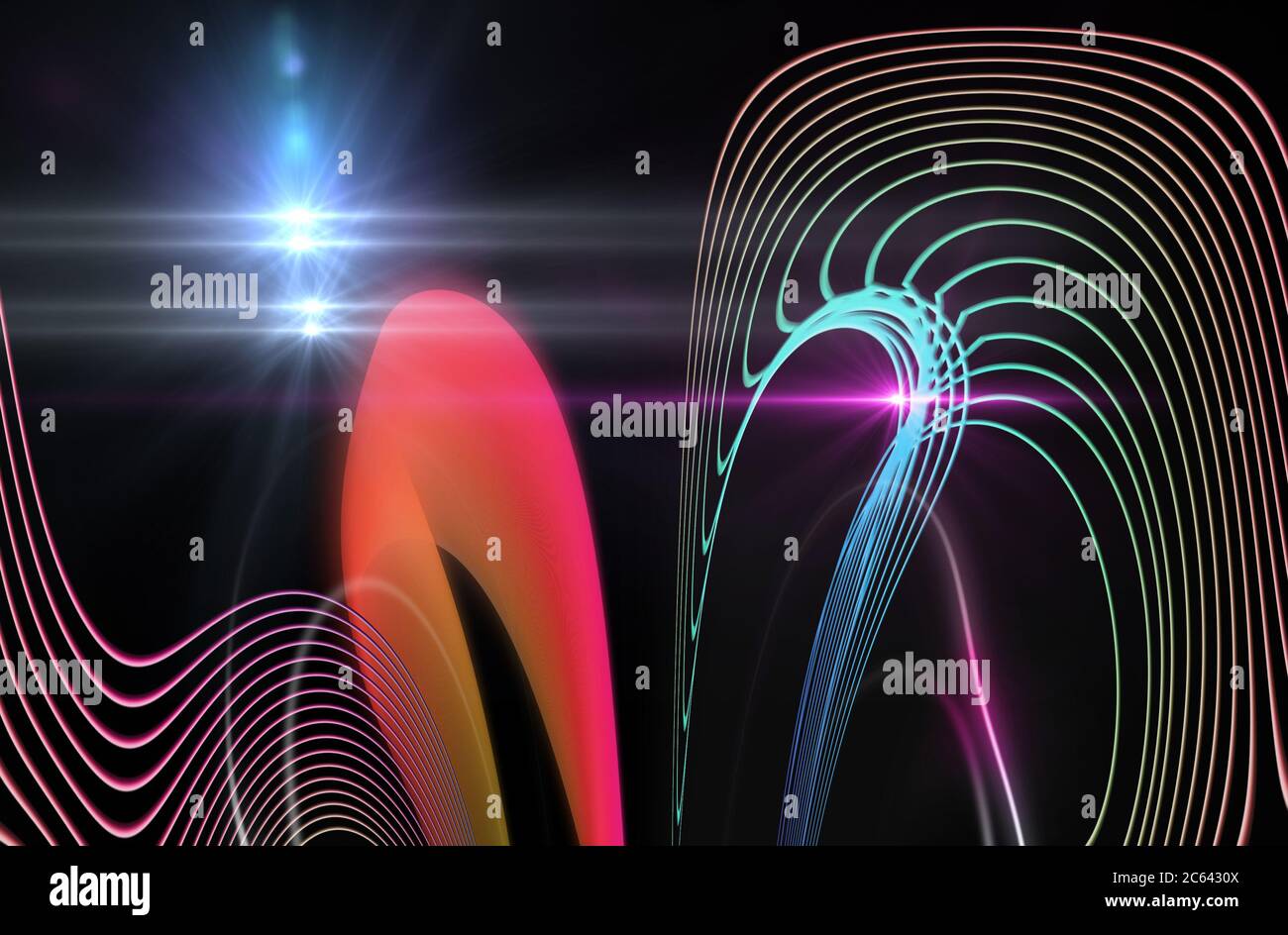 colorful abstract background made in 2d software Stock Photo - Alamy