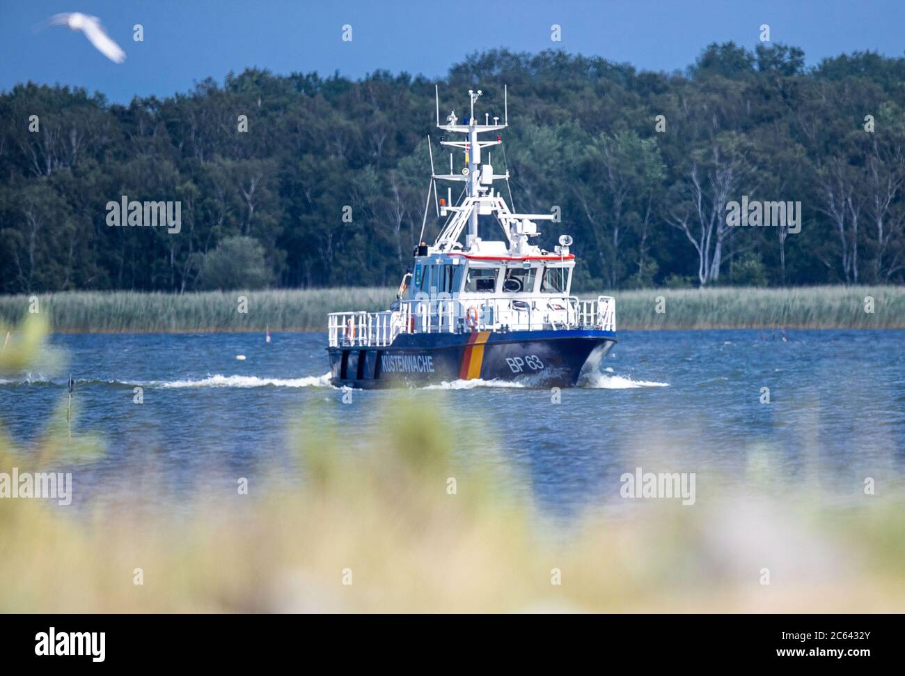 Freest, Germany. 02nd July, 2020. The harbour patrol boat "Altmark" of ...
