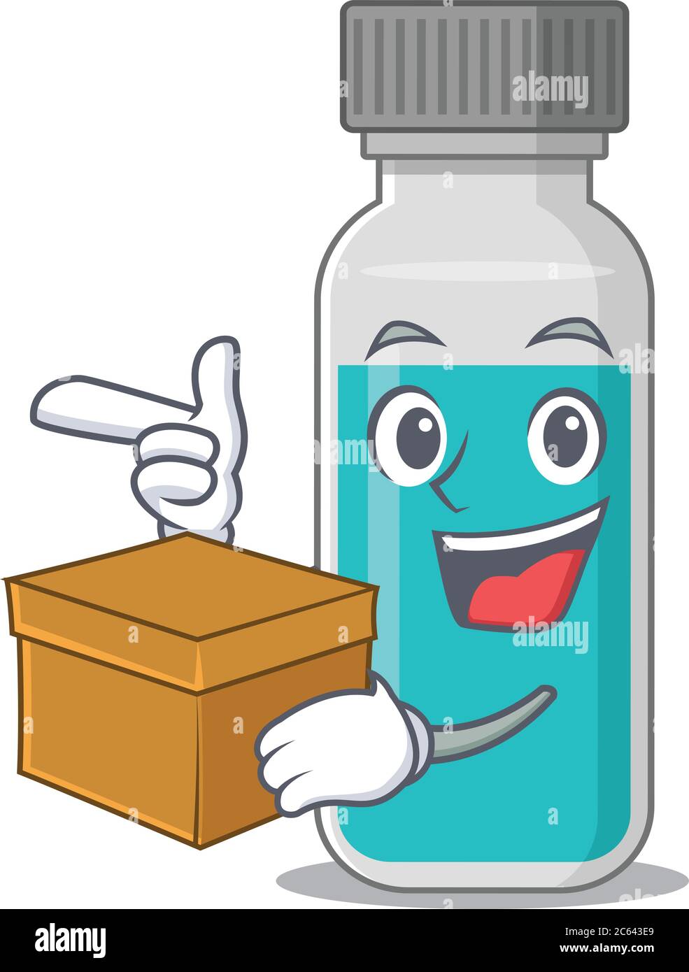 Cardboard test box Stock Vector Images - Alamy