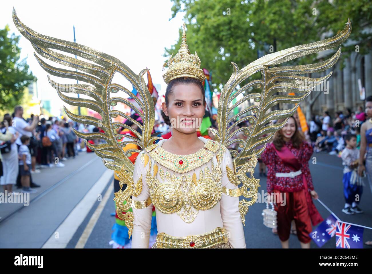 ADELAIDE, SOUTH AUSTRALIA January 26, 2020: Australia Day 2020 parade ...