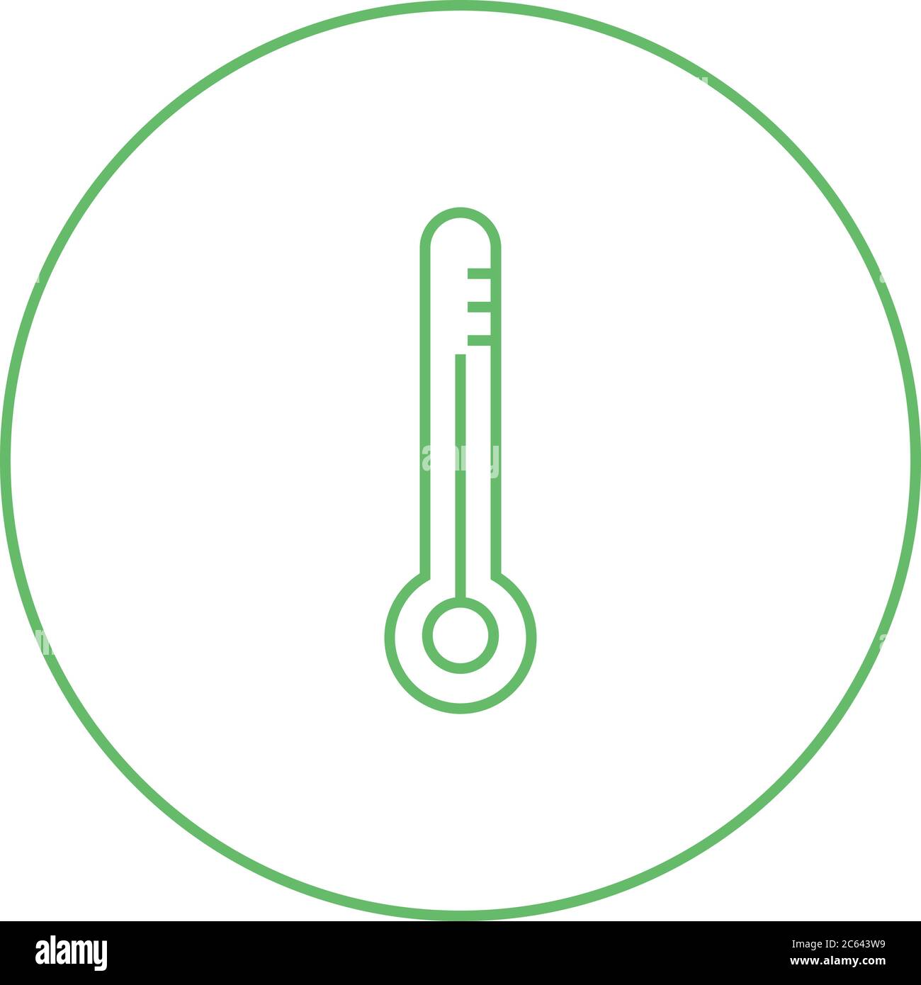 Unique thermometer Vector Line Icon Stock Vector Image & Art - Alamy