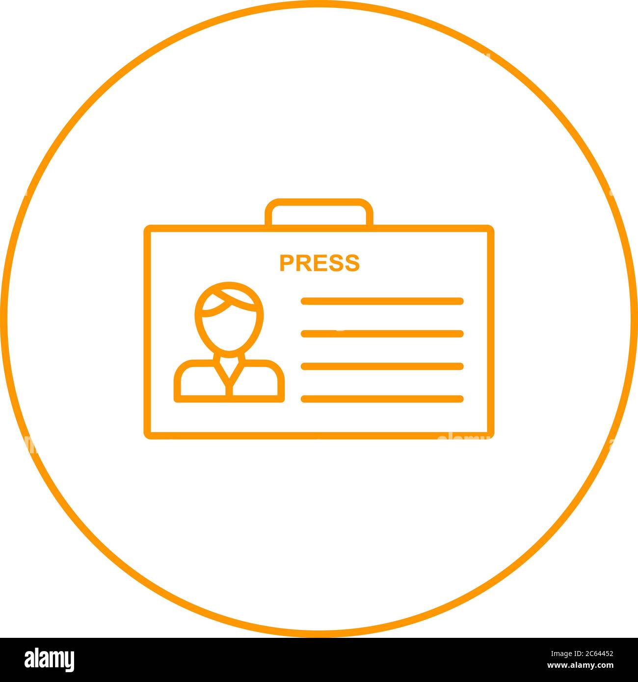 Unique Male ID Vector Line Icon Stock Vector Image & Art - Alamy