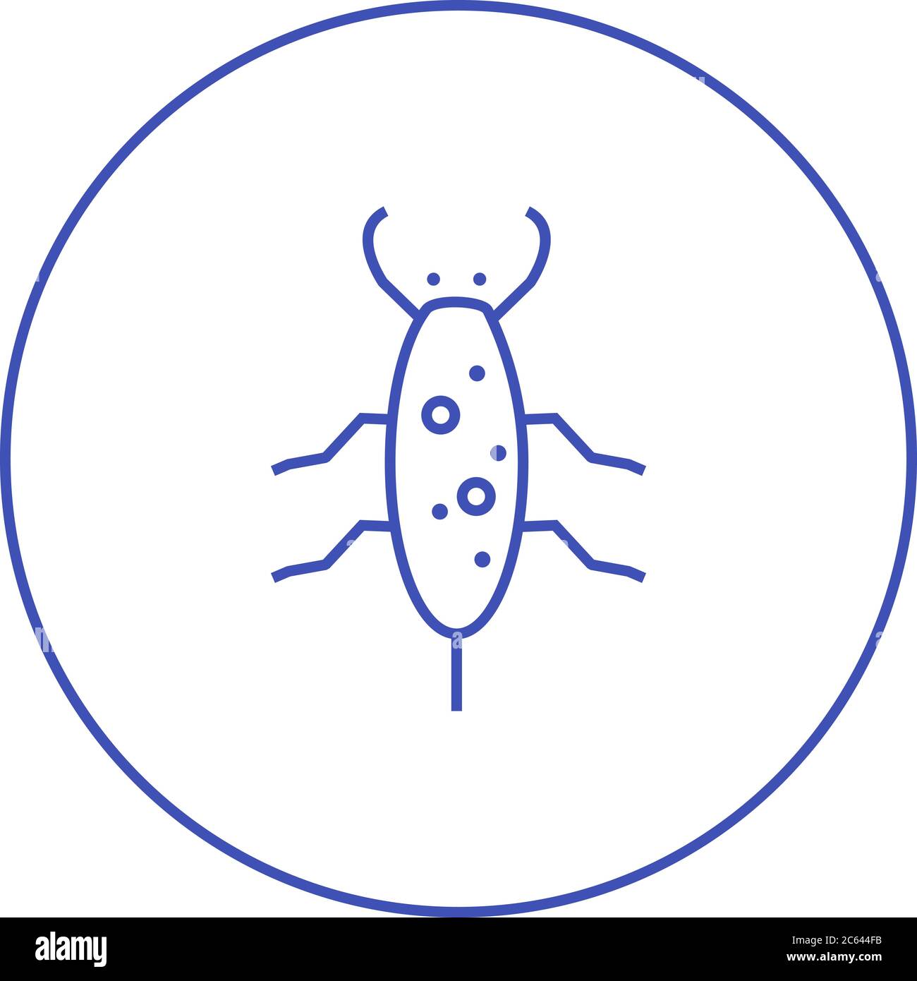 Unique Cockroach Vector Line Icon Stock Vector Image & Art - Alamy