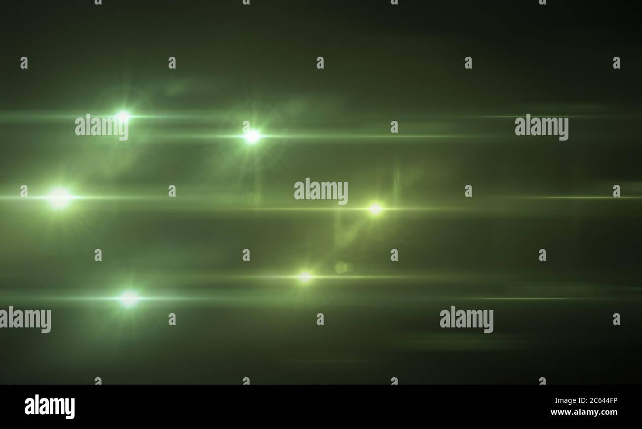 star with lens flare and bokeh effect made in 3d software Stock Photo ...