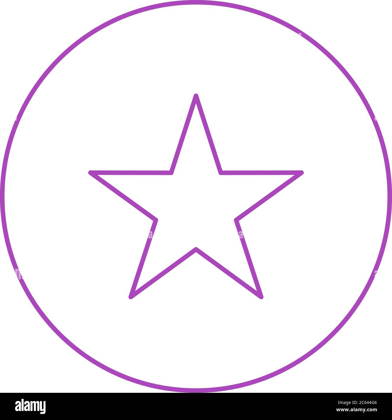 Unique Star Vector Line Icon Stock Vector Image & Art - Alamy