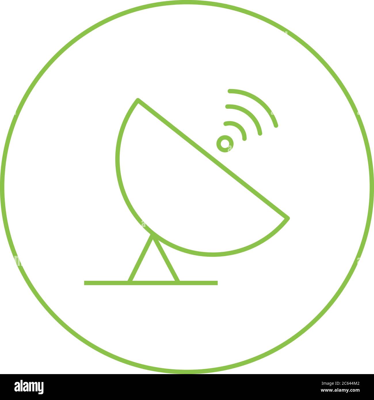 Unique Satellite II Vector Line Icon Stock Vector Image & Art - Alamy