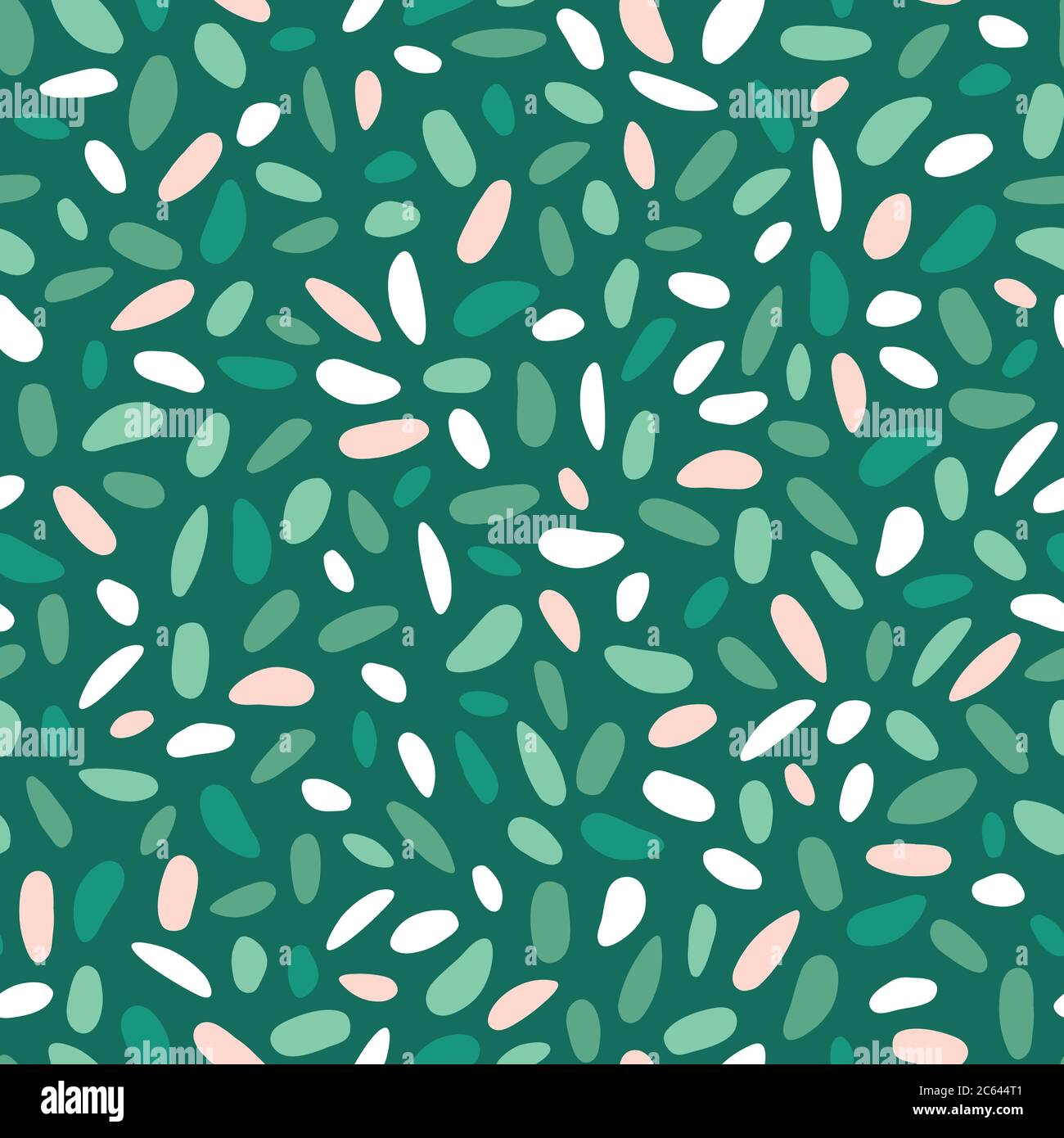 Abstract pattern design. Vector tossed seamless repeat background of ...