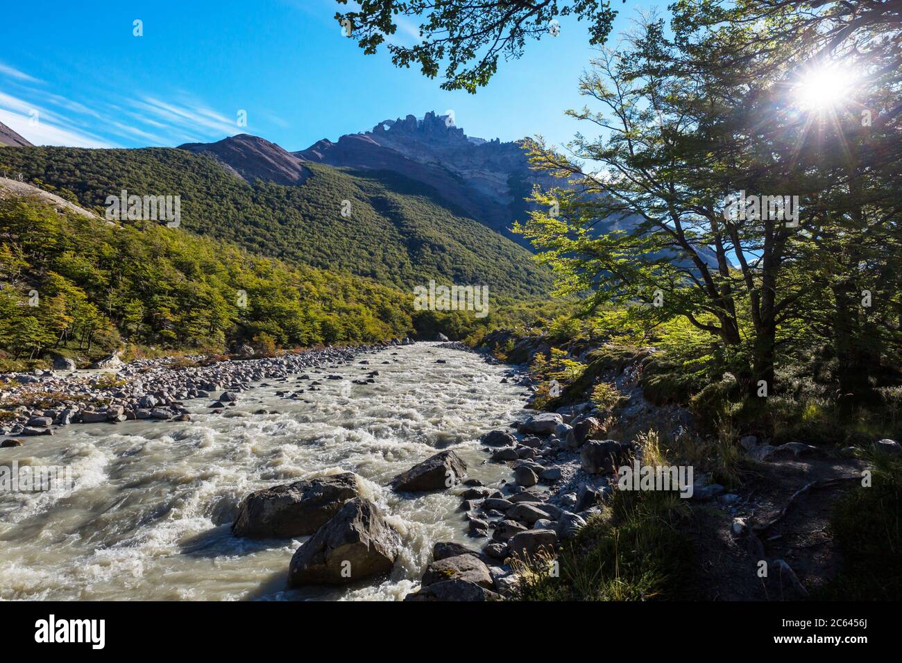 Patagonia landscapes in Southern Argentina. Beautiful natural landscapes Stock Photo - Alamy