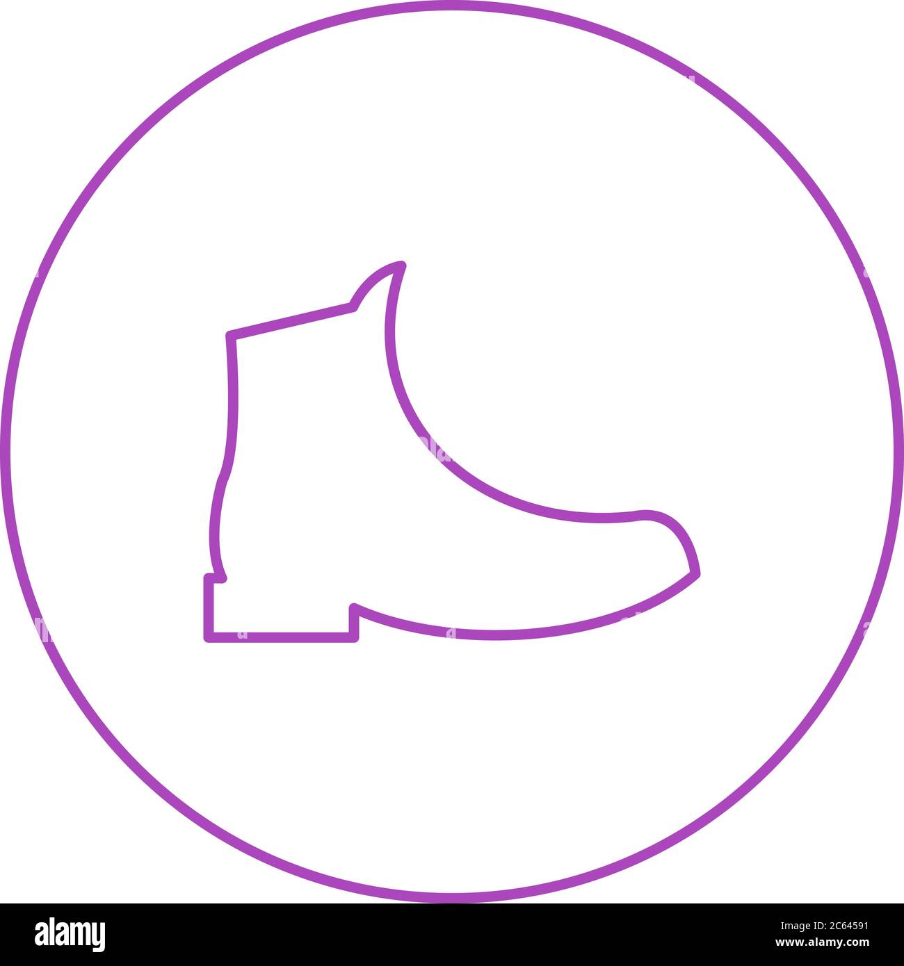 Unique Boots Vector Line Icon Stock Vector Image & Art - Alamy