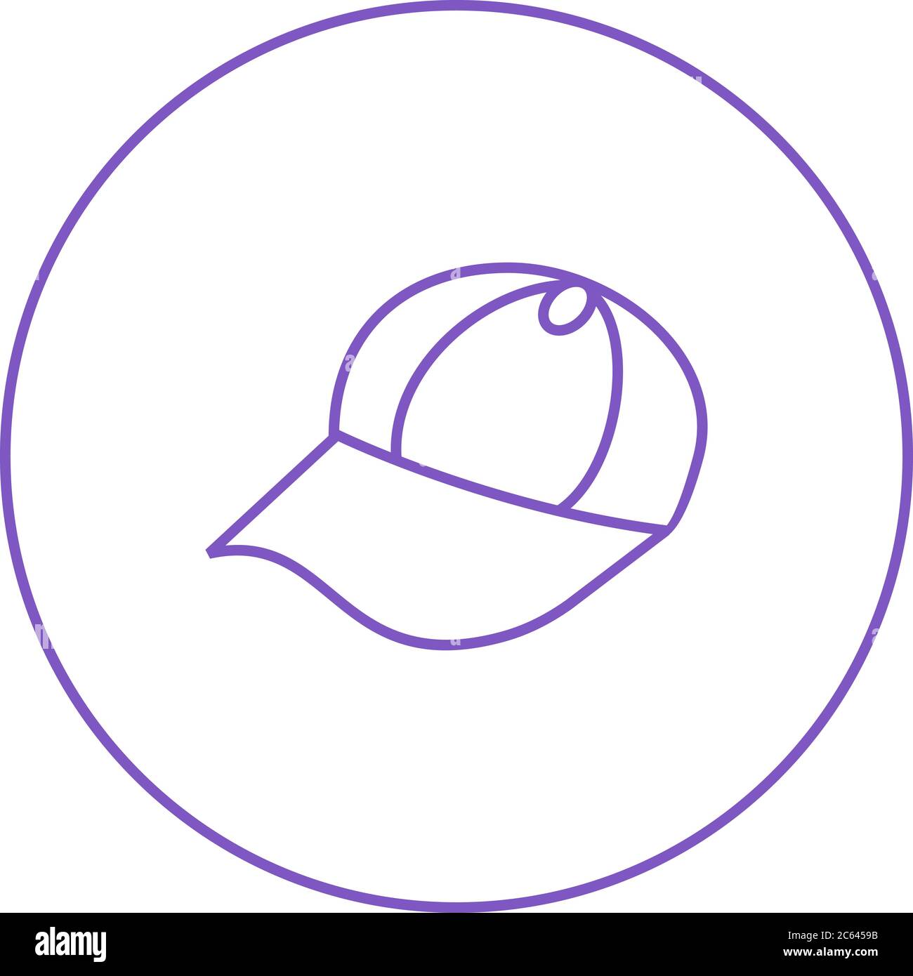 Unique Summer Cap Vector Line Icon Stock Vector Image & Art - Alamy