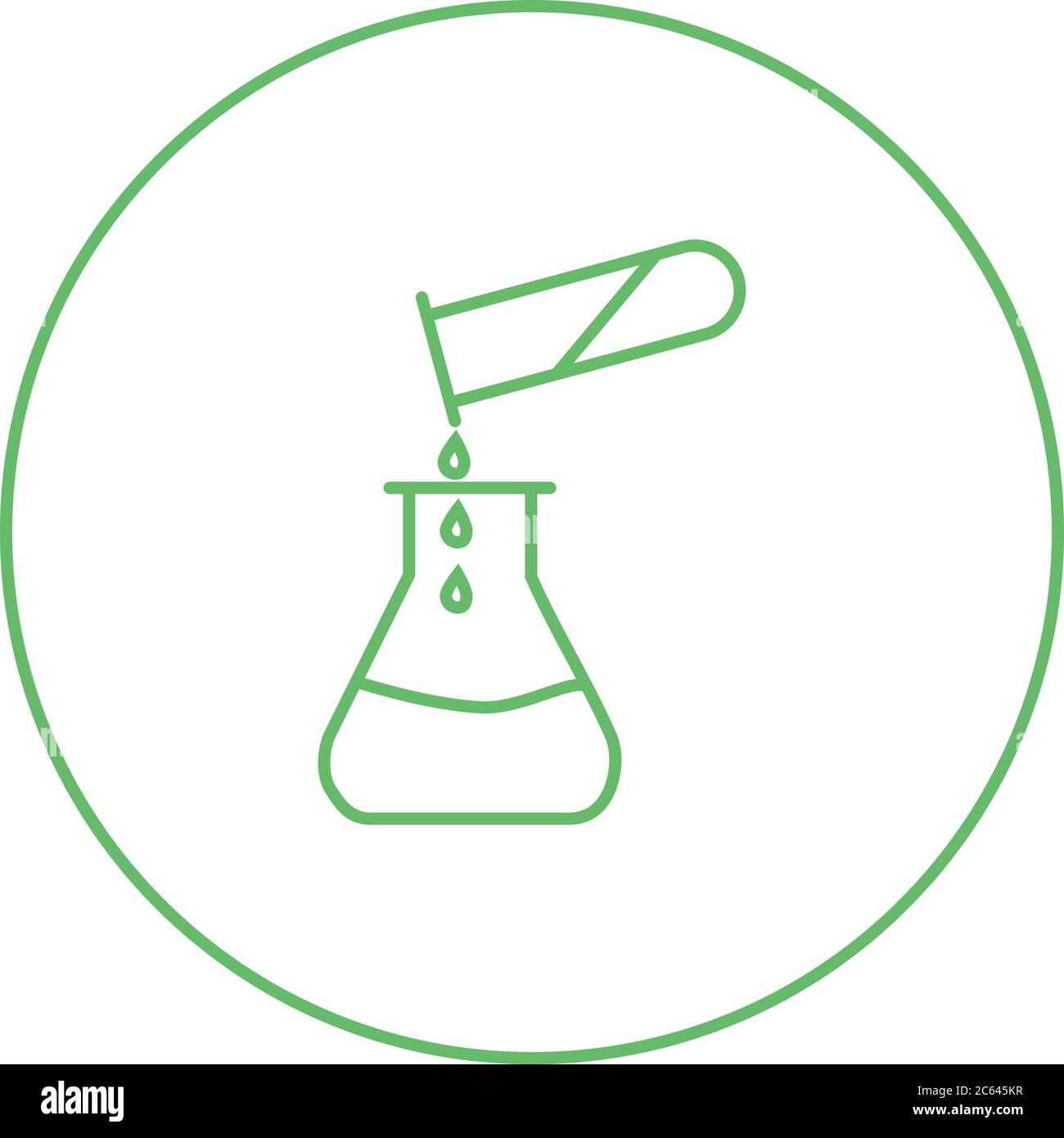 Unique Pouring Chemical Vector Line Icon Stock Vector Image & Art - Alamy