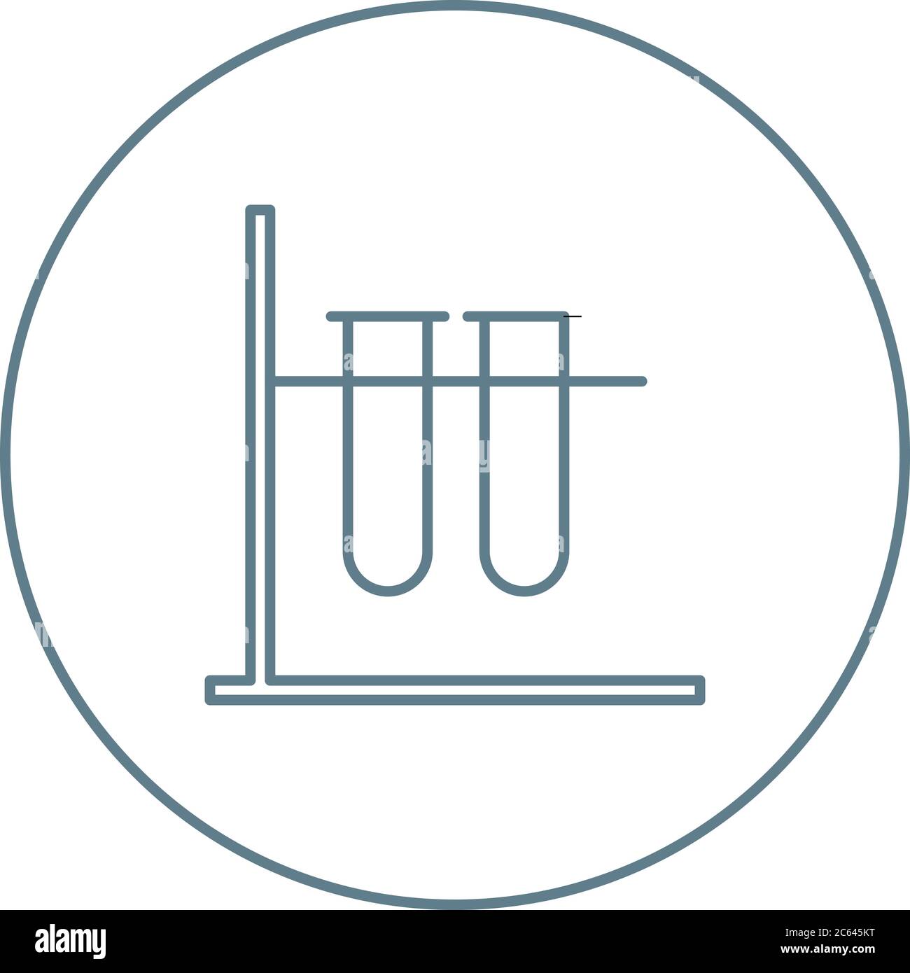 Unique Test Tubes Vector Line Icon Stock Vector Image & Art - Alamy