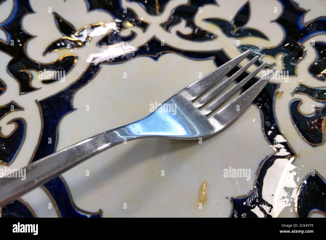 Empty dinner plate after meal hi-res stock photography and images - Alamy