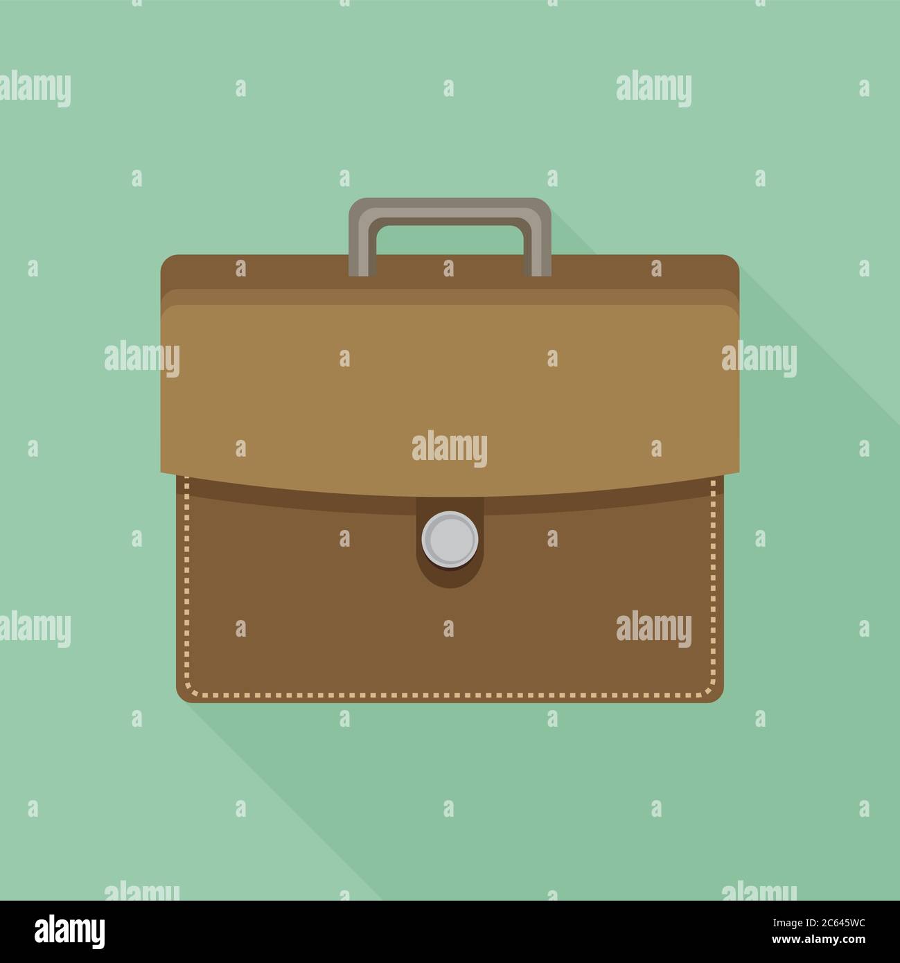 Briefcase flat icon. Briefcase flat icon vector Stock Vector Image ...