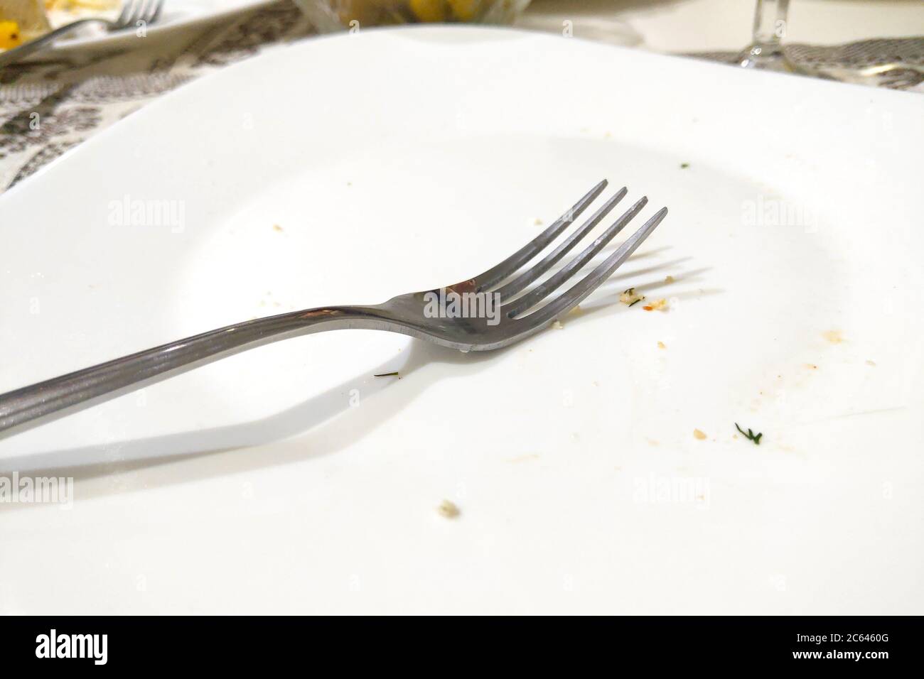 Empty dessert plate hi-res stock photography and images - Alamy