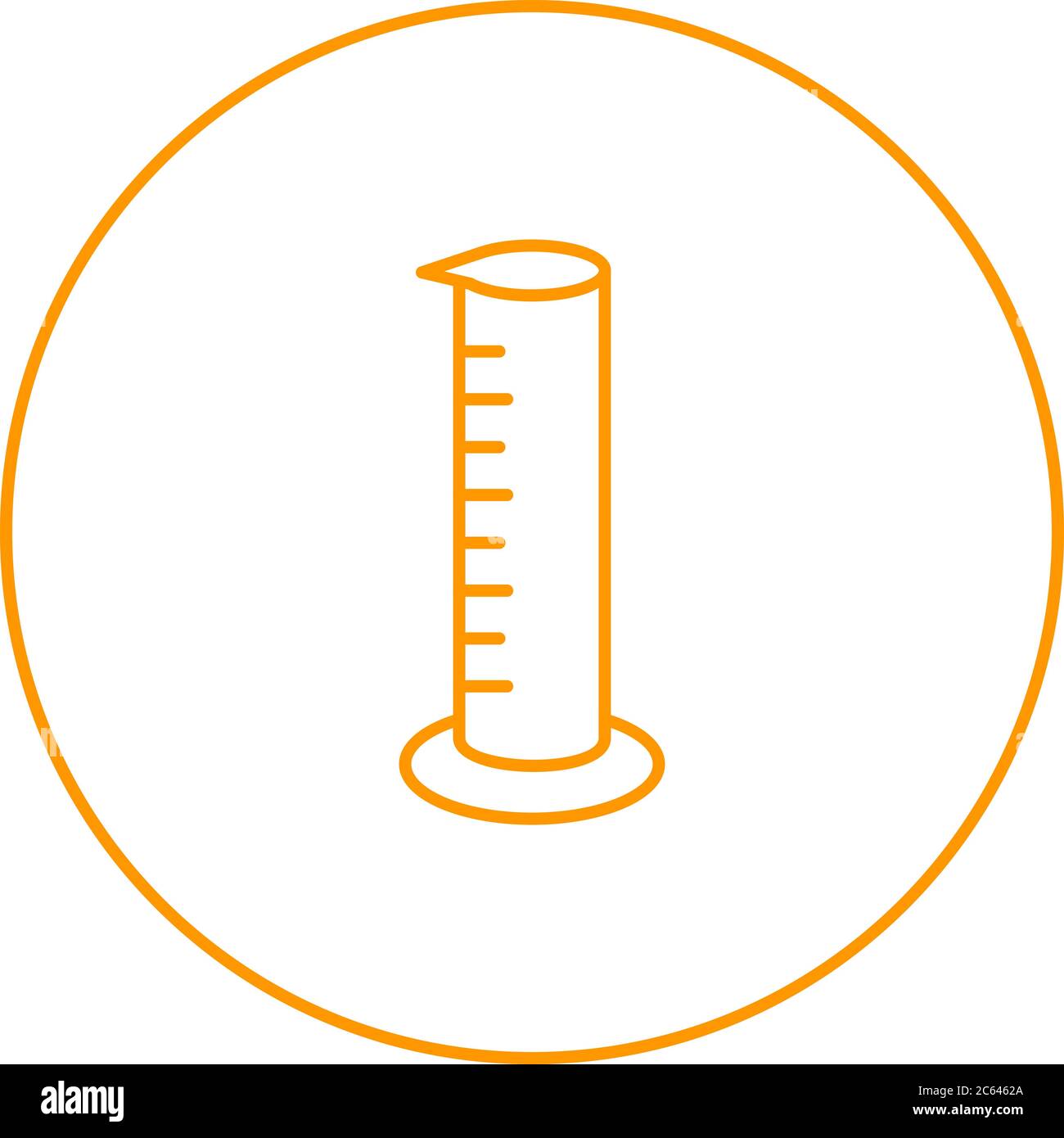 Graduated cylinder volume Stock Vector Images - Alamy