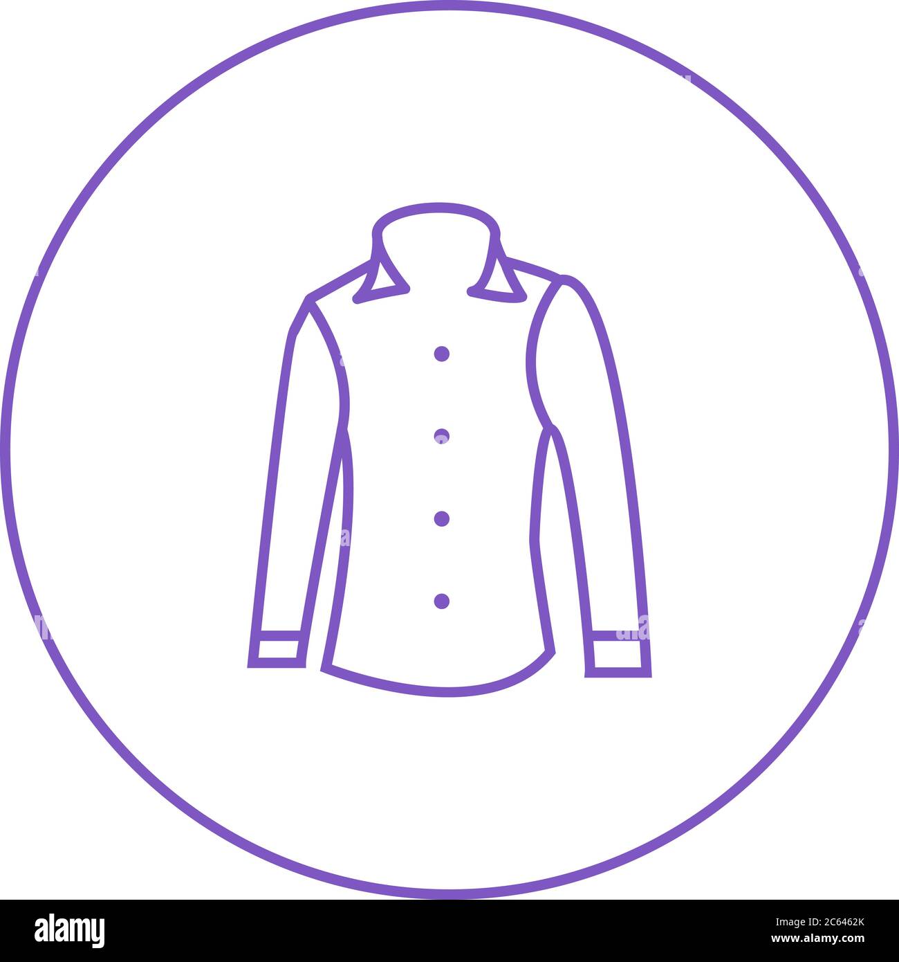 Unique Formal Shirt Vector Line Icon Stock Vector Image & Art - Alamy