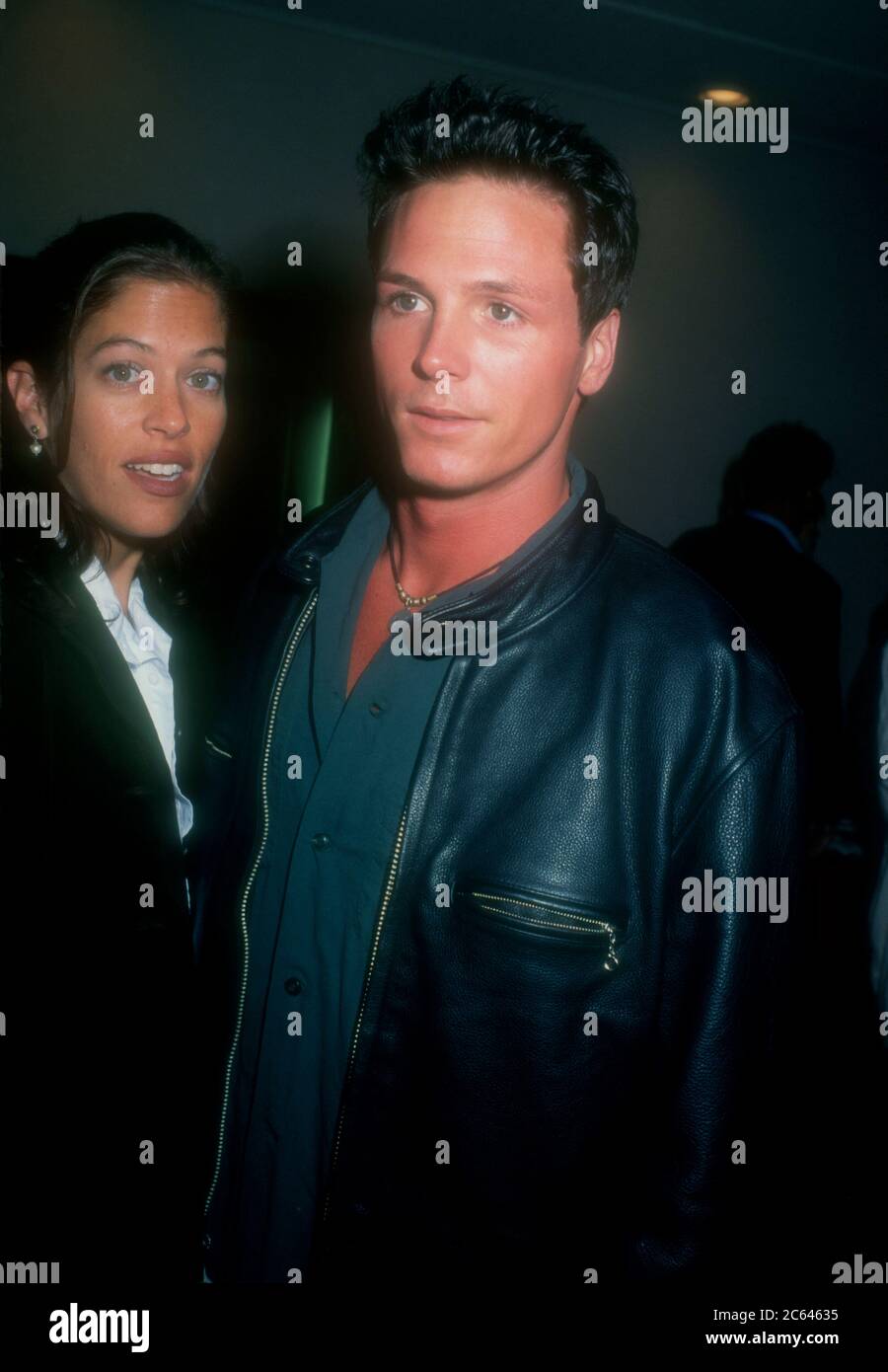 Westwood, California, USA 13th December 1995 Actor Jason Wiles and wife ...
