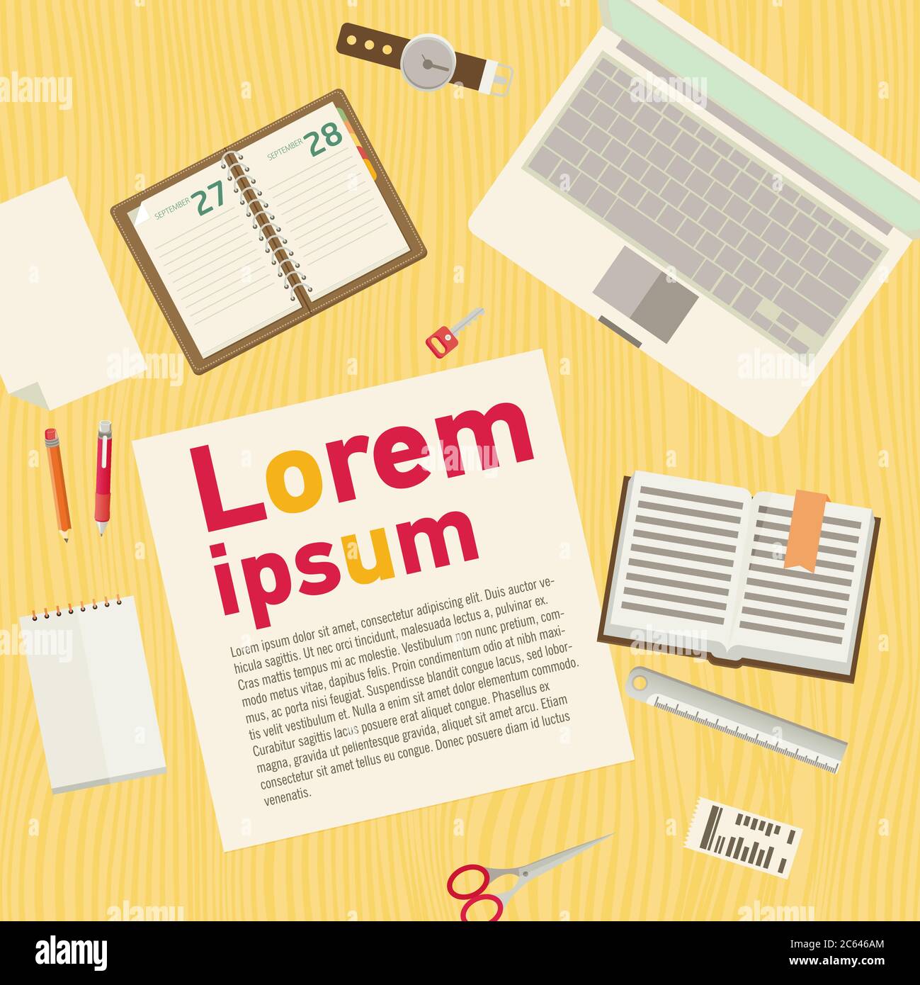 Presentation showing business analysis data Stock Vector Images - Alamy