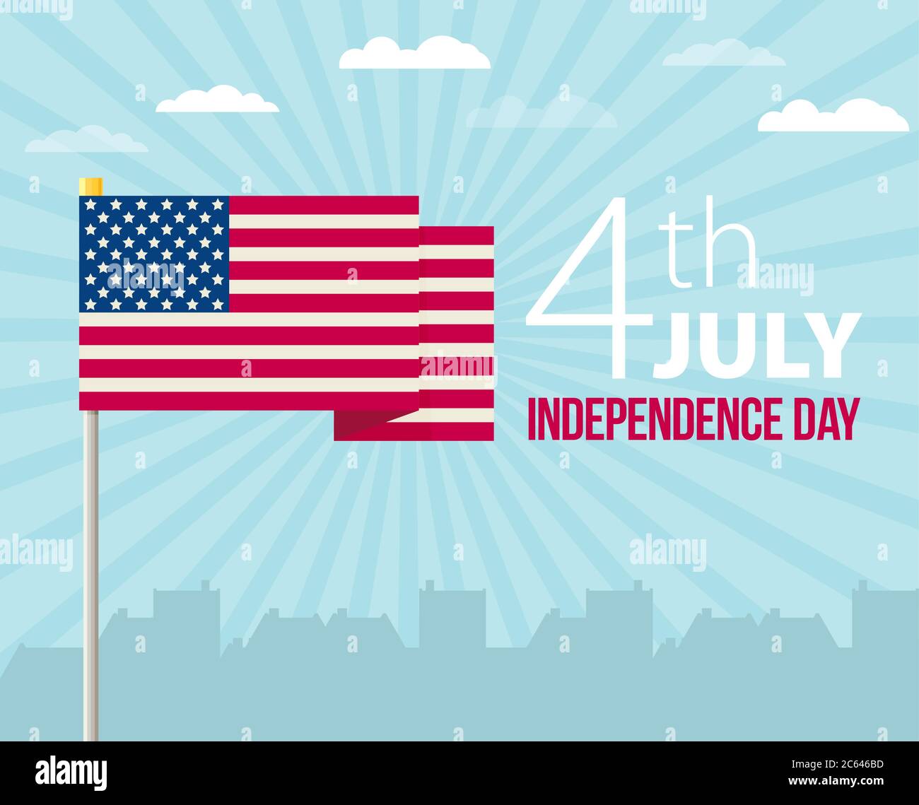 independence day 4 th july. Happy independence day Stock Vector Image ...