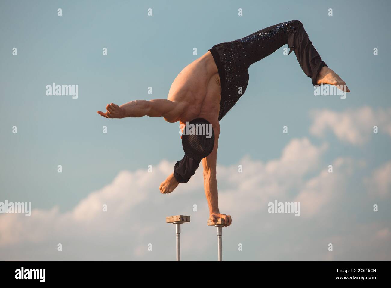 Aerial gymnastics hi-res stock photography and images - Alamy