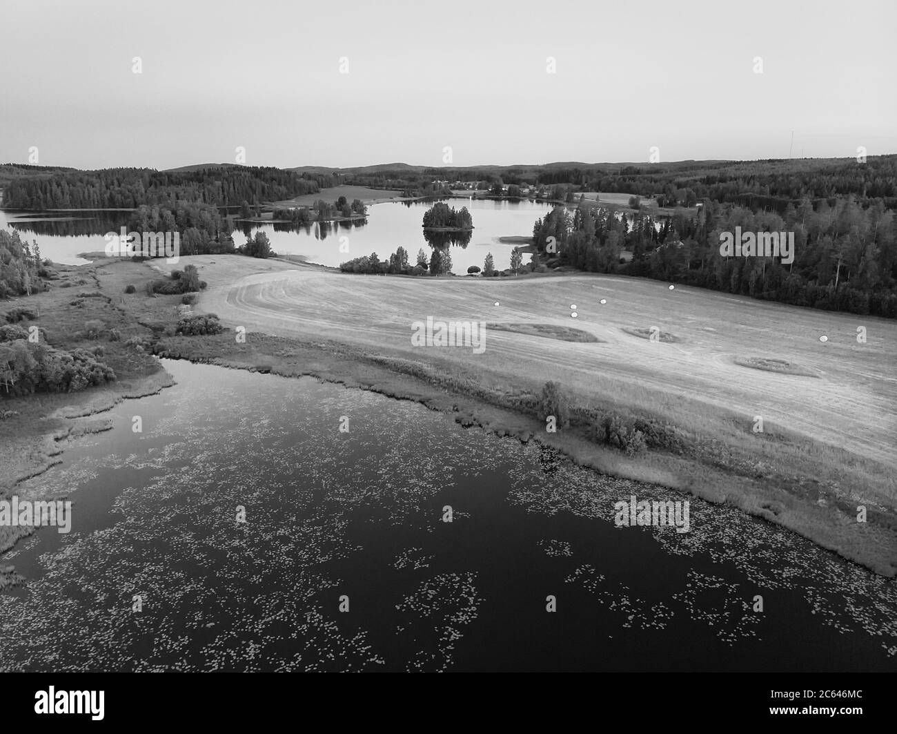 Finland fields Black and White Stock Photos & Images - Alamy