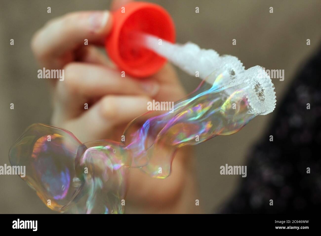 The soap blower hi-res stock photography and images - Alamy