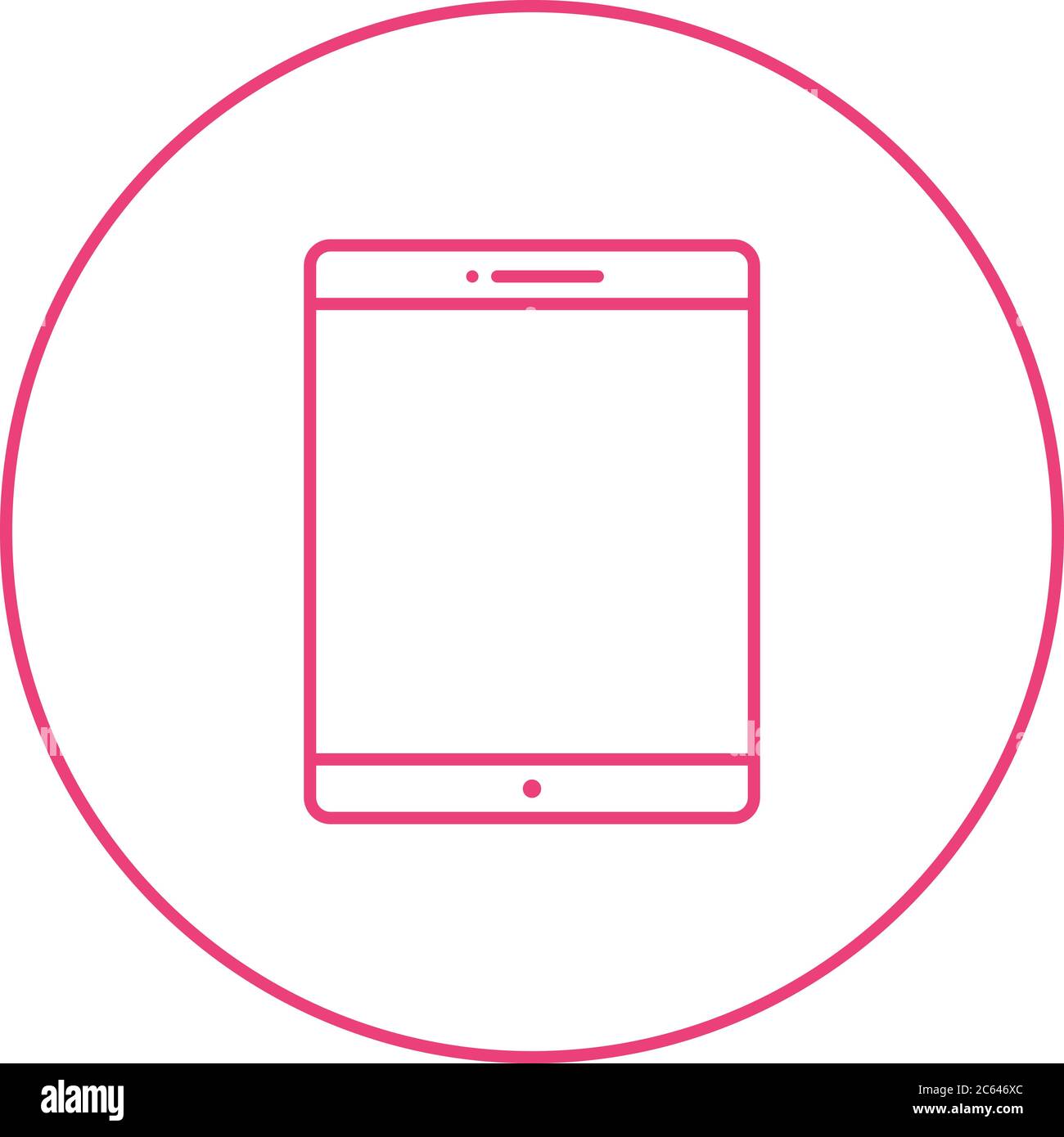 Facebook icon tablet Stock Vector Images - Alamy