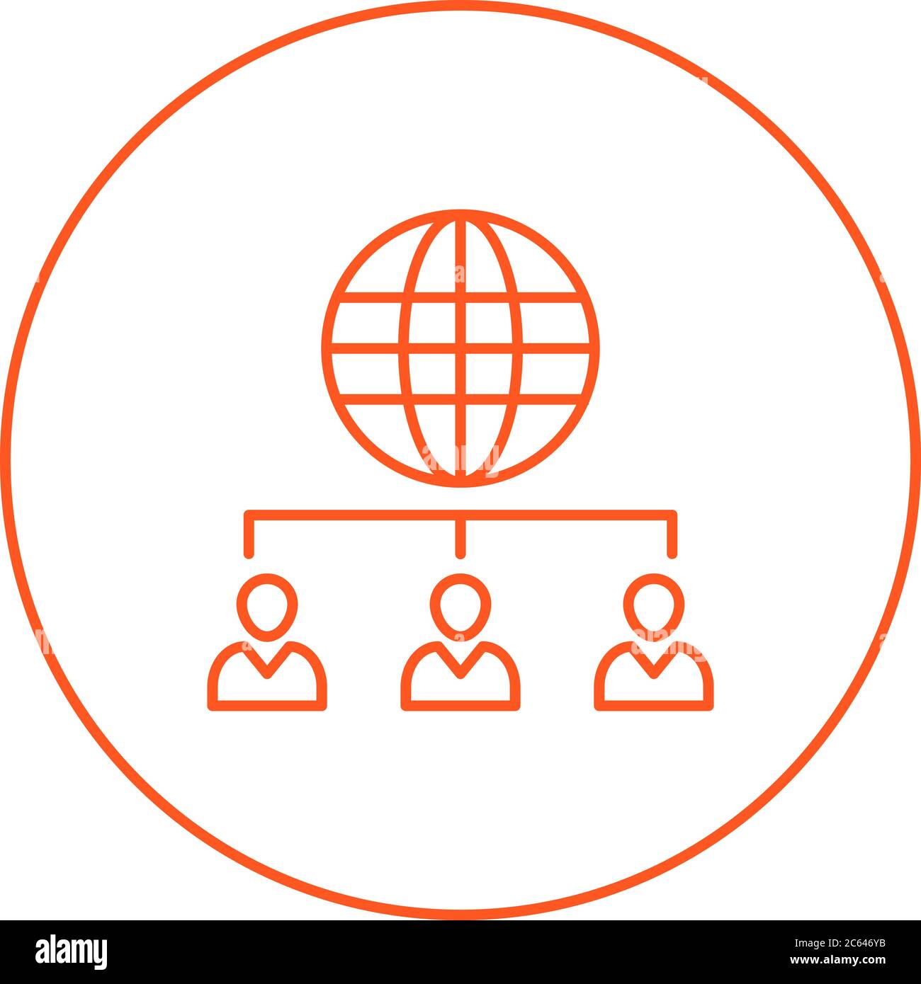 Unique Web Client Server Vector Line Icon Stock Vector Image & Art - Alamy